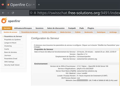 Padé Openfire with Docker Clustering config Conference room are not deleted Issue