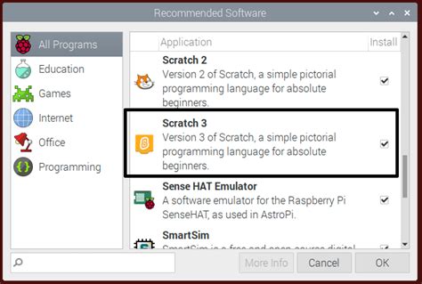 Raspberry Pi To Support Scratch 3 Programming For Raspbian