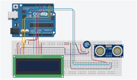 Display Distance Out On LCD With Arduino Uno Prgmine