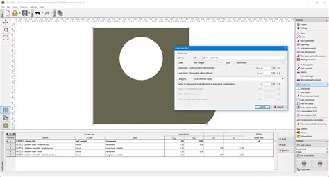 Load Cases Program Slab Online Help Geo5