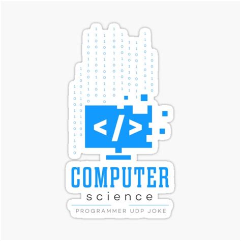 Computer Science Programmer Udp Joke Sticker For Sale By Just Prints Redbubble