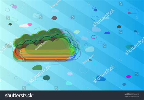 Cloudscape Design Icon Stock Vector Royalty Free 622806896 Shutterstock