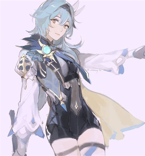 Eula Genshin Impact Drawn By Carm Ruoyeahs Danbooru