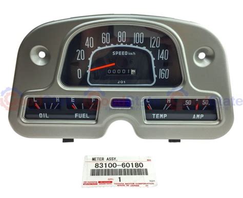 Genuine Toyota Landcruiser Hj45 Fj45 Speedo Instrument Gauge Cluster Dash Lhd Ebay