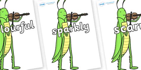 Wow Words On Grasshopper Teacher Made Twinkl