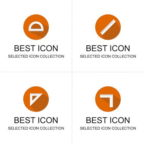 Premium Vector Set Of Ruler Icons For Business And Brand