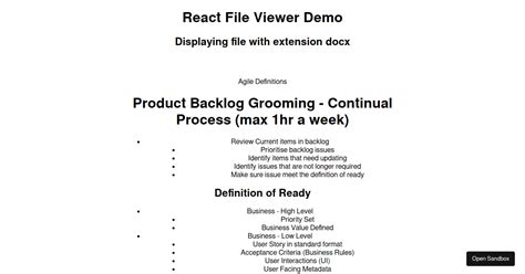 React File Viewer Codesandbox React File Viewer Codesandbox