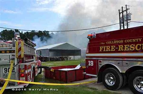 2 Alarm Commercial Fire In Colleton County Sc July 9 2016