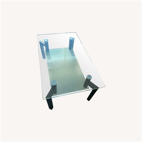Glass Rectangular Coffee Table Aptdeco