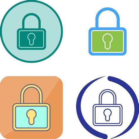 Lock Icon Design 45430161 Vector Art At Vecteezy
