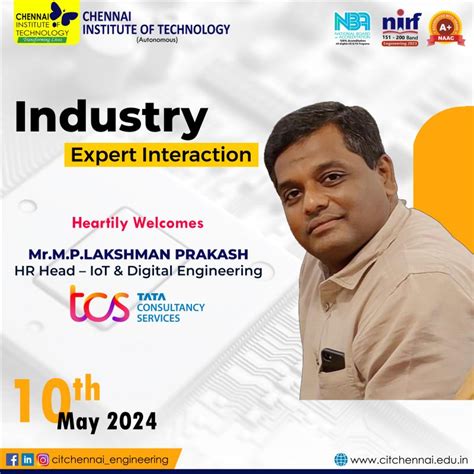 Chennai Institute Of Technology On Linkedin Industryexpert Iot