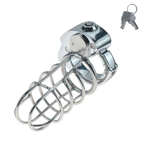 Adjustable Male Chastity Cage Q409029 Chastitytop
