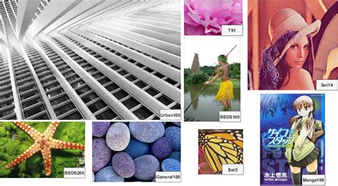 Example Images From Different Sr Datasets Urban100 [32] T91 [33