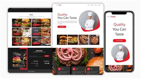 Responsive Fast Food Web Design Using Html And Css A Step By Step