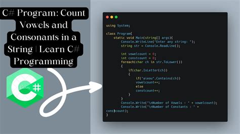 C Program Count Vowels And Consonants In A String Learn C