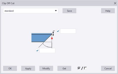 Clip Off Cut Trimble User Assistance