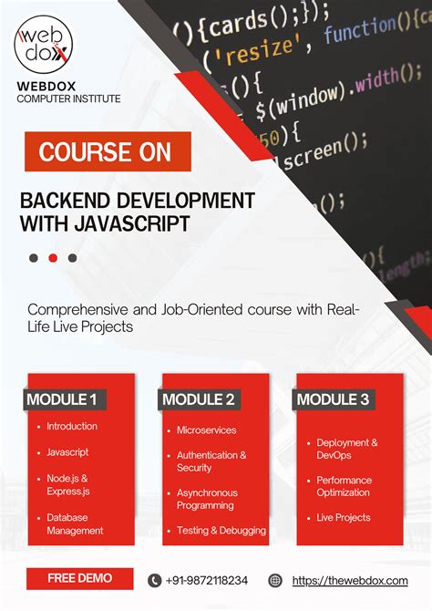 Backend Development With Javascript In Jalandhar Apply Today