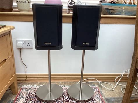 Tannoy 603 Hexagonal 2 Speakers With Stands Excellent Condition Working