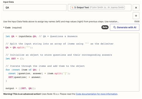 Guide Parse Calendly Questions And Answers Line Items With Formatter