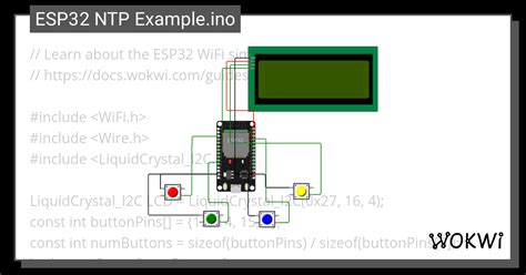 Esp32 Ntp O Copy Wokwi Esp32 Stm32 Arduino Simulator