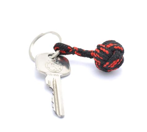 Monkey Ball Keychain Blackred
