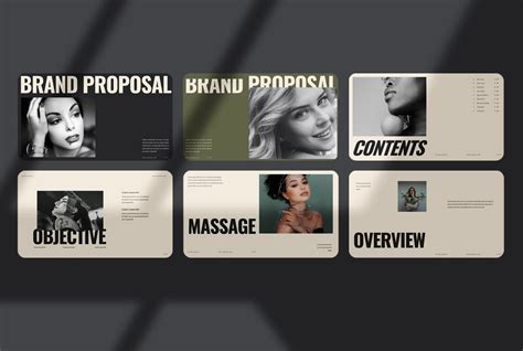 品牌提案展示ppt模版 Pptx 云瑞设计