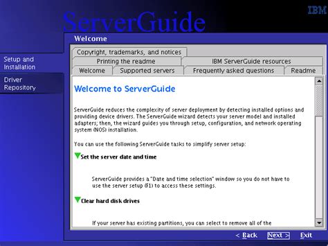 IBM ServerGuide Setup And Installation Driver Repository P IBM Corp Free