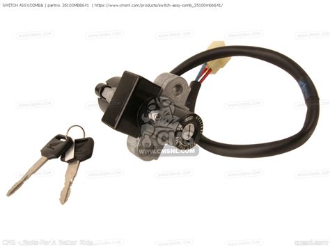 35100mbb641 Switch Assycomband Honda Buy The 35100 Mbb 641 At Cmsnl