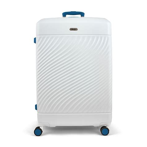 Official Love Island White And Blue Large Suitcase Personalised