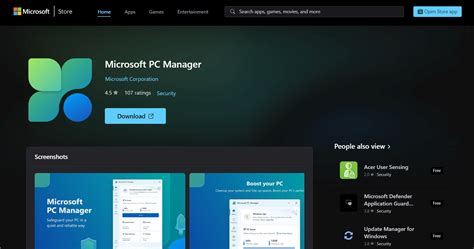 Spotlight Microsoft Pc Manager Windows Optimization Tool