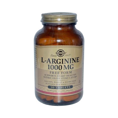 Solgar სოლგარი L არგინინი 1000მგ 90 ტაბლეტი