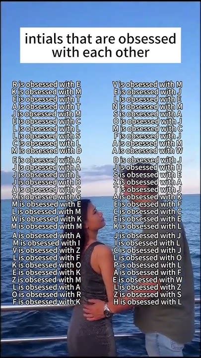 Intials That Are Obsessed With Each Other Foryou Fyp Initials