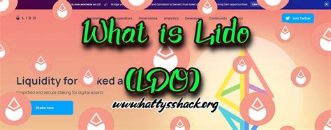 What Is Lido Ldo What Is Lido Ldo By Hattys Shack Coinmonks