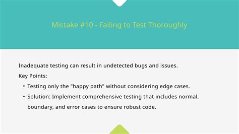 top 10 mistakes in learning c programming ppt