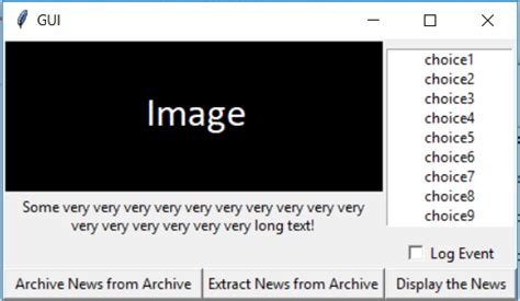 Python Tkinter Issue With Using Wrap Length On A Label Widget Organised Within A Grid Stack