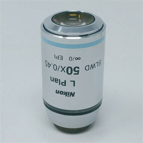 Nikon Microscope Objective L Plan 50x Slwd Epi Wd 17 Microscope