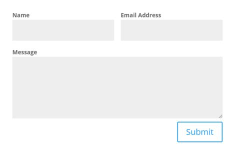 how to show labels on fields in the divi contact form divi code