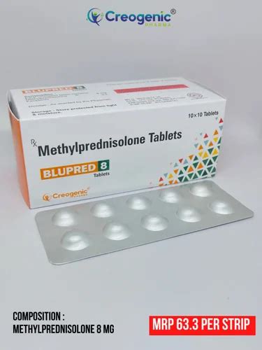 Methylprednisolone Tablets Ip 8 Mg At ₹ 633box In Panchkula Id