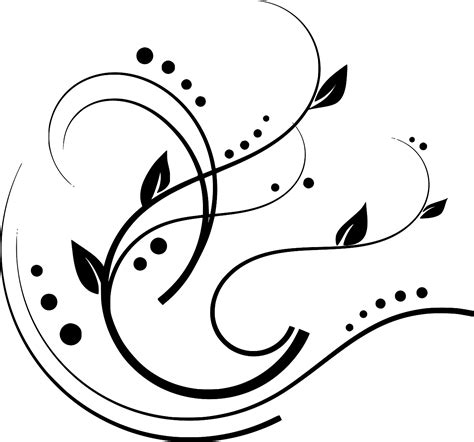 Svg 장식 배경 꽃 무늬의 이파리 무료 Svg 이미지 및 아이콘 Svg Silh