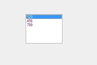C ListBox用法及代码示例 纯净天空