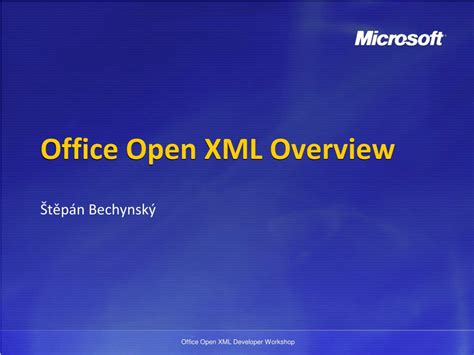 Ppt Office Open Xml Overview Powerpoint Presentation Free Download