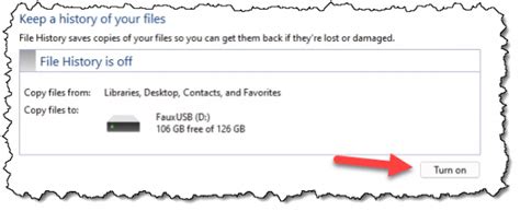 Enable File History In Windows Ask Leo