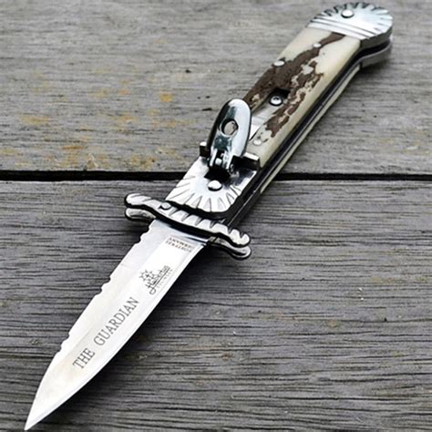 Switchblade Tactical Folding Knife Portable Outdoor Knife Camping