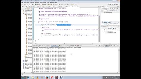 Increase Console Output In Eclipse How To Youtube