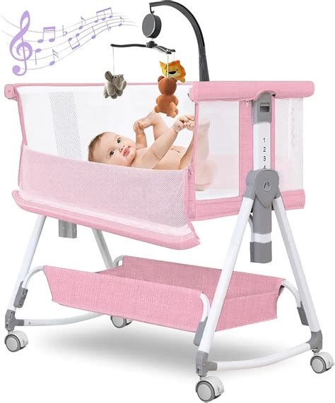 تخت خواب کودک، تخت خواب کودک 3 در 1 با اسباب بازی موزیکال، تخت تختخواب