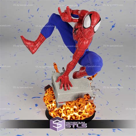 Spider Man Explode Base Stl Files 3d Printable Specialstl