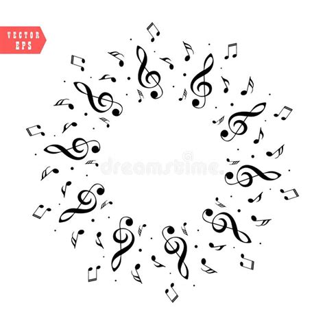 Circle Musical Notes Stock Illustrations 9 642 Circle Musical Notes Stock Illustrations