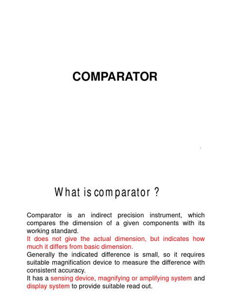 module 3 comparators pdf engineering tolerance electrical engineering