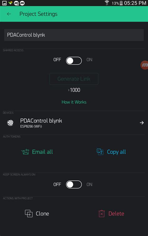 Introduction Platform Iot Blynk And Esp8266 4 Steps Instructables