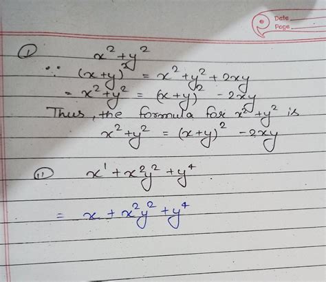X² Y² And X¹ X²y² Y4